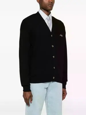 Drole De Monsieur Merino Wool V-neck Cardigan