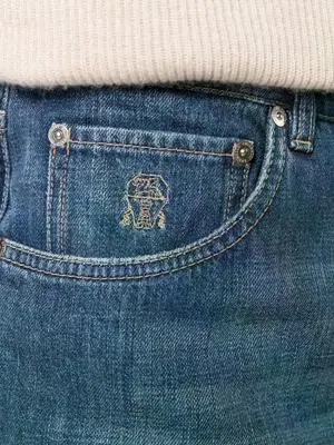 Brunello Cucinelli Straight-leg Jeans - Blue