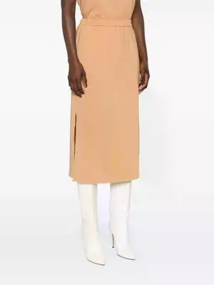FORTE_FORTE Elasticated-waistband Midi Skirt