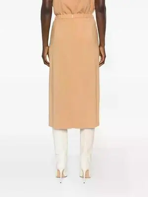 FORTE_FORTE Elasticated-waistband Midi Skirt