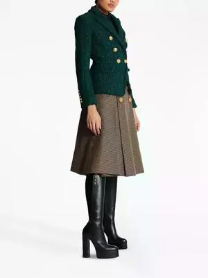 Balmain Double-breasted Tweed Jacket
