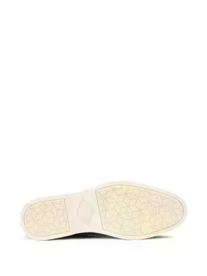 DOUCAL'S Suede Apron-toe Loafers