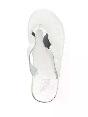 ANCIENT GREEK SANDALS Laconia Leather Sandals - Silver