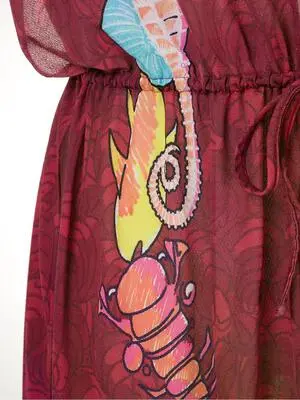 AMIR SLAMA Printed Beach Dress