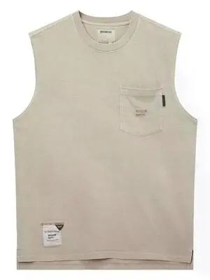 MUSIUM DIV. Sleeveless Pocket T-shirt