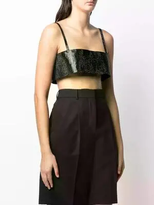 NUE Charlotte Crystal-embellished Top