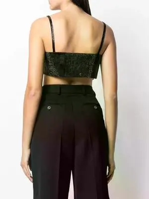 NUE Charlotte Crystal-embellished Top