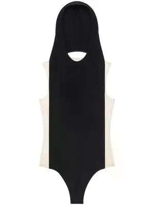 COURREGES Illusion Hooded Bodysuit