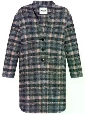 MARANT ETOILE Gabriel Checked Coat
