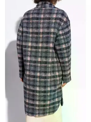 MARANT ETOILE Gabriel Checked Coat