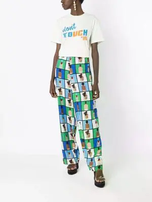 AMIR SLAMA Graphic-print Cotton T-shirt
