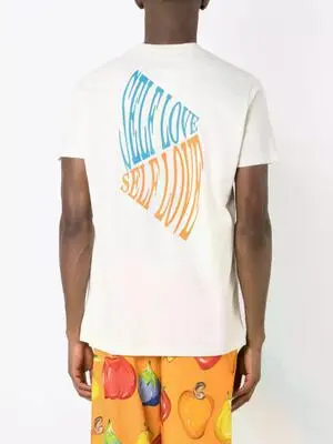 AMIR SLAMA Graphic-print Cotton T-shirt