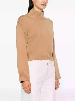 Fabiana Filippi Cropped Merino Wool Sweater
