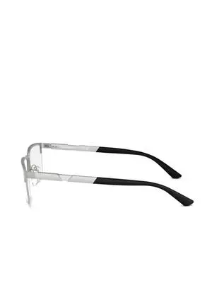 Emporio Armani Rectangle-frame Glasses - Silver