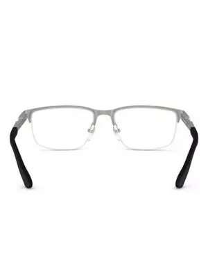 Emporio Armani Rectangle-frame Glasses - Silver