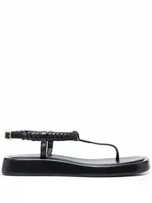 GIABORGHINI X Rosie Huntington-whiteley Thong Sandals - Black