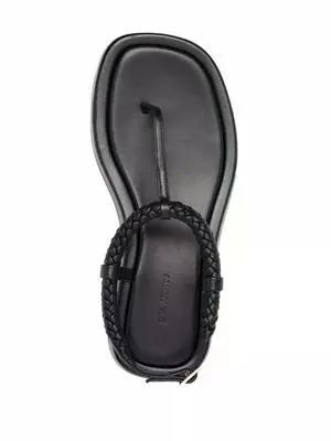 GIABORGHINI X Rosie Huntington-whiteley Thong Sandals - Black