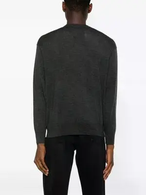 Emporio Armani Colour-block Virgin Wool Sweater