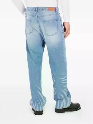 Roberto Cavalli Zebra-pattern Jeans