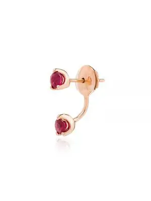 ANITA KO Orbit 18kt Rose Ruby Single Earring - Gold