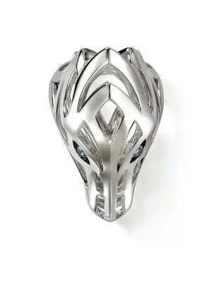 John Hardy Naga Sterling Sapphire Ring