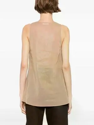 RUOHAN Sleeveless Plunge V-neck Top