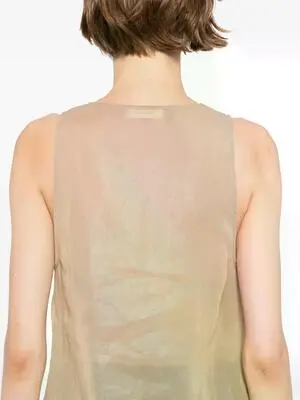 RUOHAN Sleeveless Plunge V-neck Top