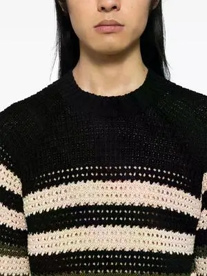 Tagliatore Striped Knit Top