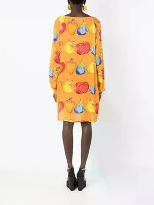 AMIR SLAMA Fruit-print Mini Dress