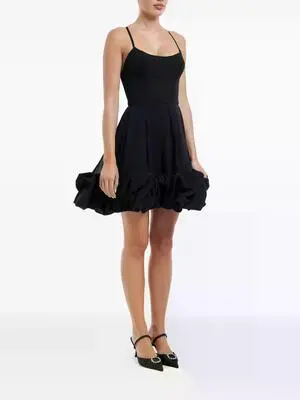 POST MERIDIEM Backless Bustier Mini Dress - Black