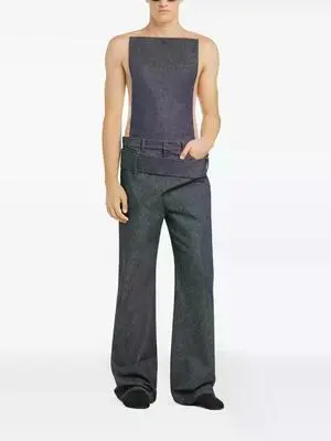 COURREGES Double Belted Jeans