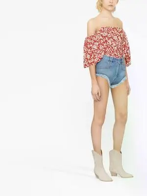 MARANT ETOILE Eneidao Denim Shorts