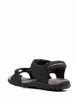 Geox Strada Double-strap Sandals - Black