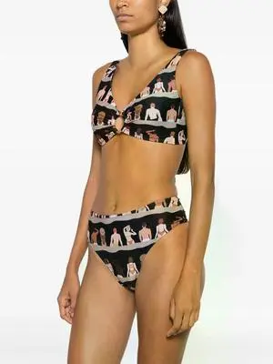 AMIR SLAMA Graphic-print Bikini