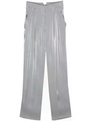 GENNY Straight-leg Lamé Trousers