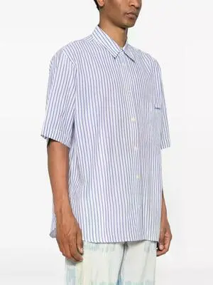 MARANT Labilio Striped Cotton Shirt
