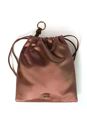 Miu Miu Satin Makeup Bag