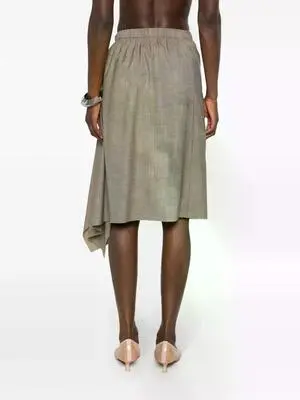 LITKOVSKA Asymmetric Midi Skirt