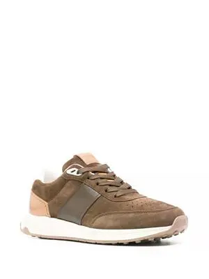 TOD'S Logo-patch Sneakers - Brown