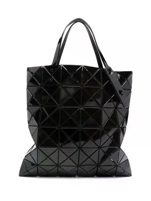 Issey Miyake Lucent Geometric-pattern Shoulder Bag - Black