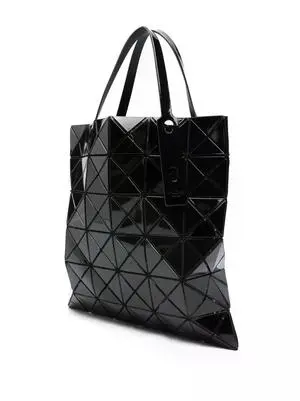 Issey Miyake Lucent Geometric-pattern Shoulder Bag - Black