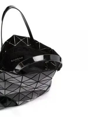 Issey Miyake Lucent Geometric-pattern Shoulder Bag - Black