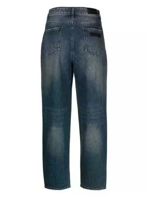 Armani Exchange Distressed-effect Straight-leg Jeans