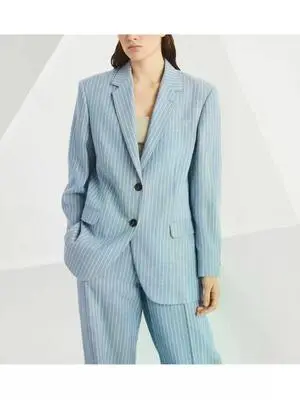 Brunello Cucinelli Monili-detail Twill Blazer