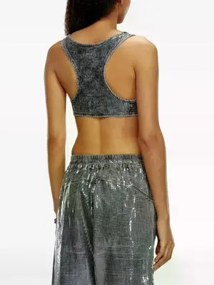 DIESEL® De-toppy-s Denim Crop Top