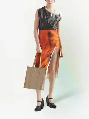 Prada Nappa Leather Tote Bag