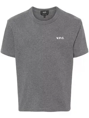 A.p.c. Logo Embroidered Crewneck T-shirt