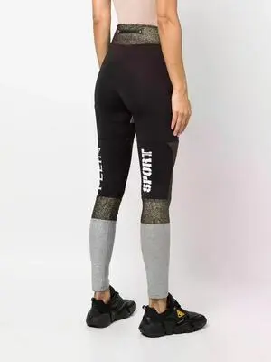 PLEIN SPORT Statement Stretch Leggings