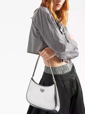 Prada Cleo Leather Shoulder Bag