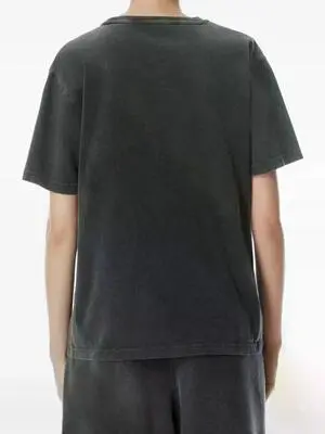 Alexander Wang Logo-print Cotton T-shirt - Black